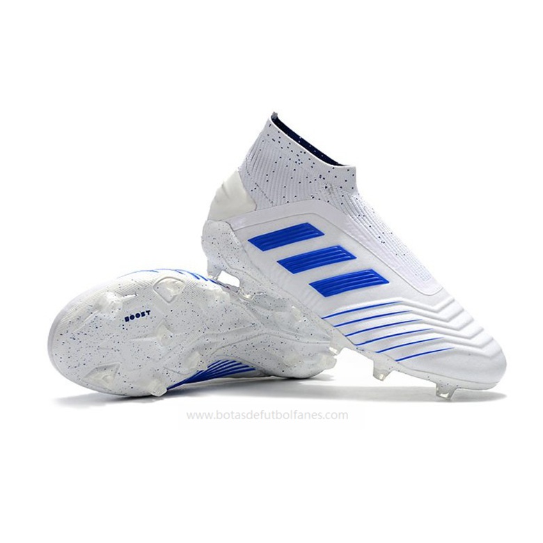 Adidas Predator Virtuso 19+ FG – Blanco Azul – ofertas botas de futbol ...